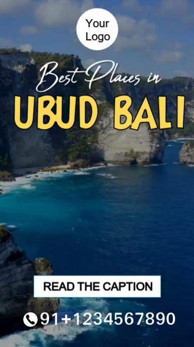 Copy of Blue Professional Bali Instagram Reel | PosterMyWall