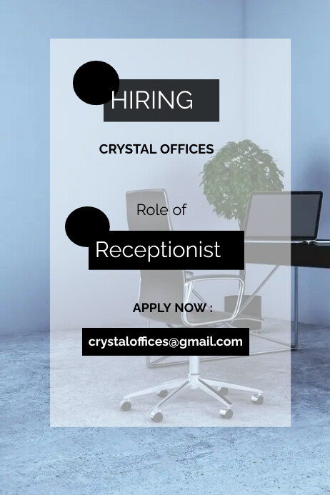 Blue Professional Black, Grey Poster Template | PosterMyWall