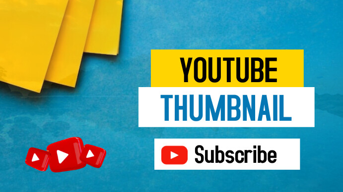 Plantilla de Blue Professional Blue Youtube Thumbnail Des | PosterMyWall