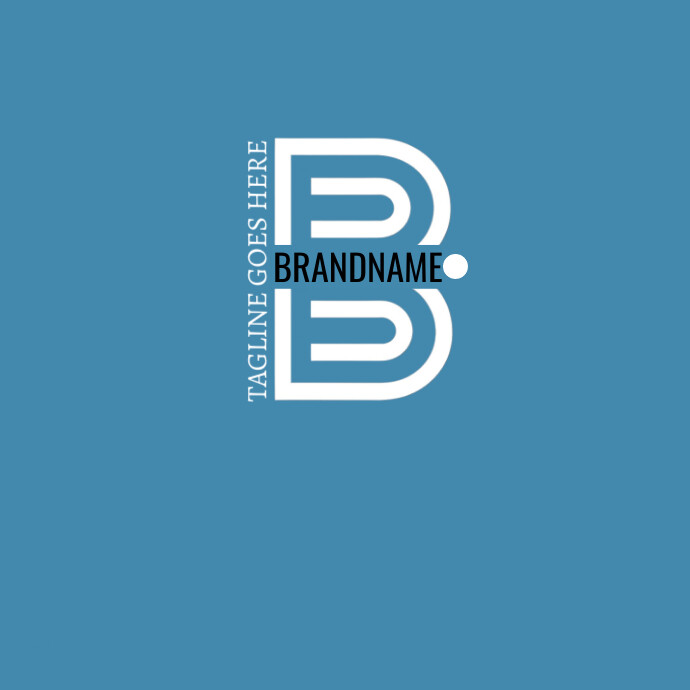 Blue Professional Brand Logo Templat | PosterMyWall