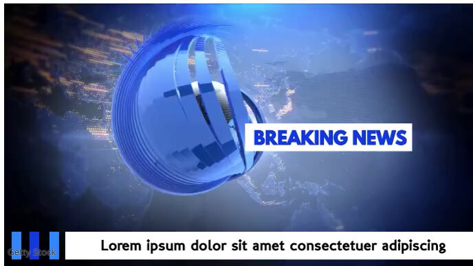 Blue Professional Breaking News Youtube Thum Template | PosterMyWall