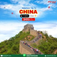 Blue Professional China Tour Package Ads Design Template Instagram Post ...