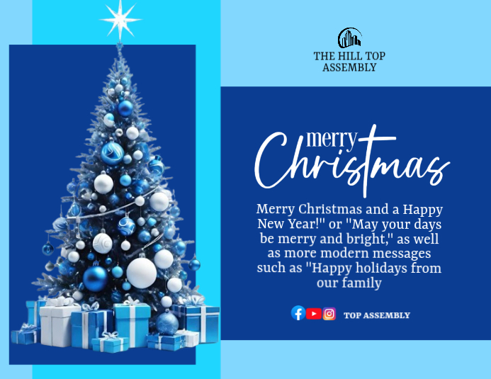 Blue Professional Christmas Flyer (us Letter) Template | PosterMyWall