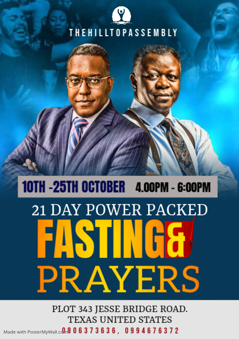 Copy of Blue Professional Church A3 | PosterMyWall