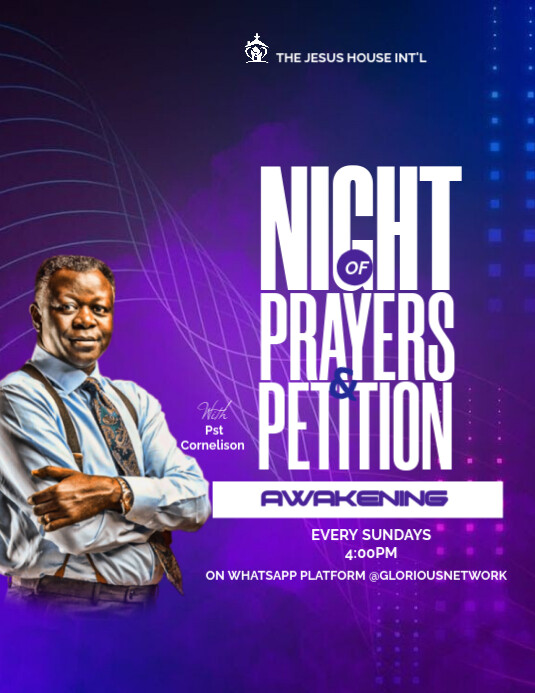 Copy of Blue Professional Church Design Flyer Flyer (us Letter ...