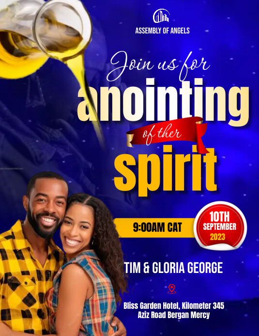 Copy of Blue Professional Church Flyer (us Letter) | PosterMyWall