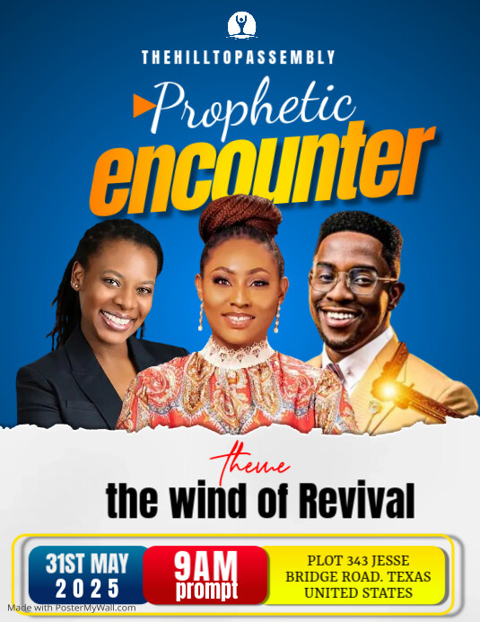 Copy of Blue Professional Church Flyer (us Letter) | PosterMyWall
