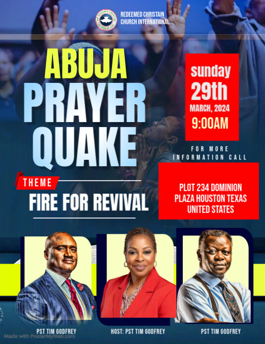 Blue Professional Church Flyer Flyer (us Letter) Template | PosterMyWall