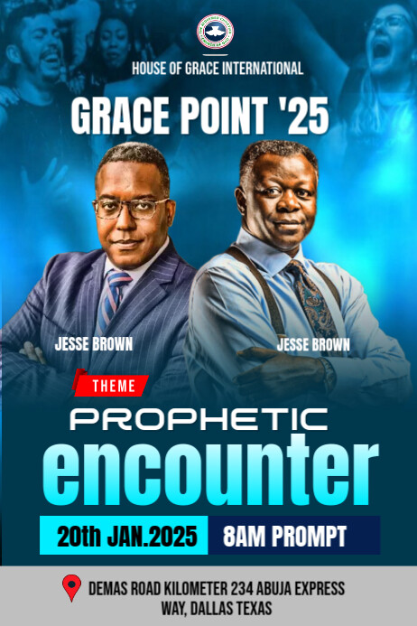 Copy of Blue Professional Church Flyer Poster | PosterMyWall