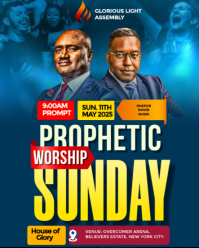 Blue Professional Church Flyers Instagram Portrait Template | PosterMyWall