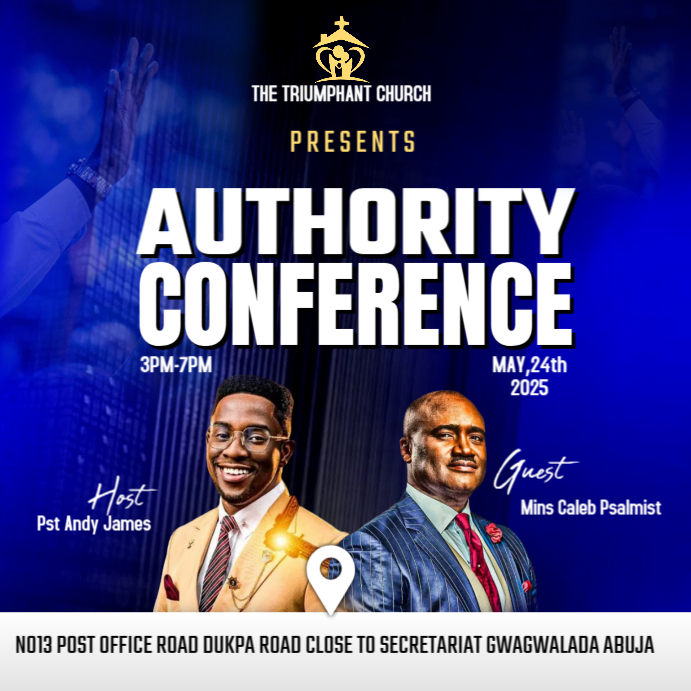 Blue Professional Church Instagram Post Template | PosterMyWall