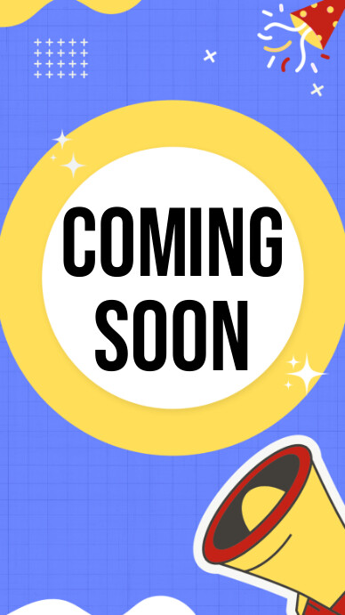 Blue Professional Coming Soon Announcement I Template | PosterMyWall