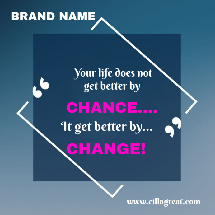 Copy of Blue Professional Daily Motivation Quotes Instagram Post ...