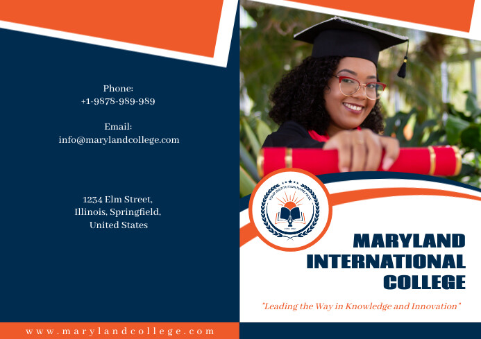 Blue Professional Editable Company Profile Bu Template | PosterMyWall