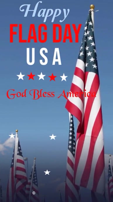 Blue Professional Flag Day Design Template I | PosterMyWall