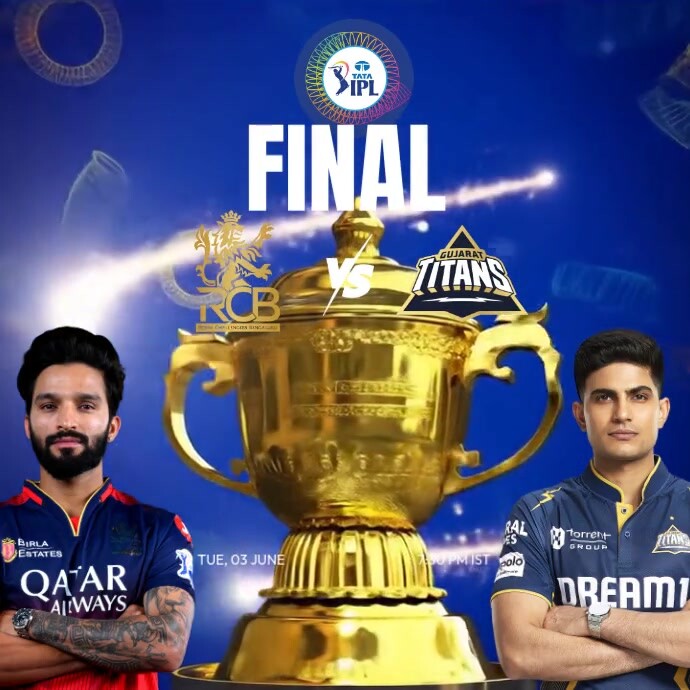Modèle Blue Professional Ipl Final Match Day Instagram Post | PosterMyWall
