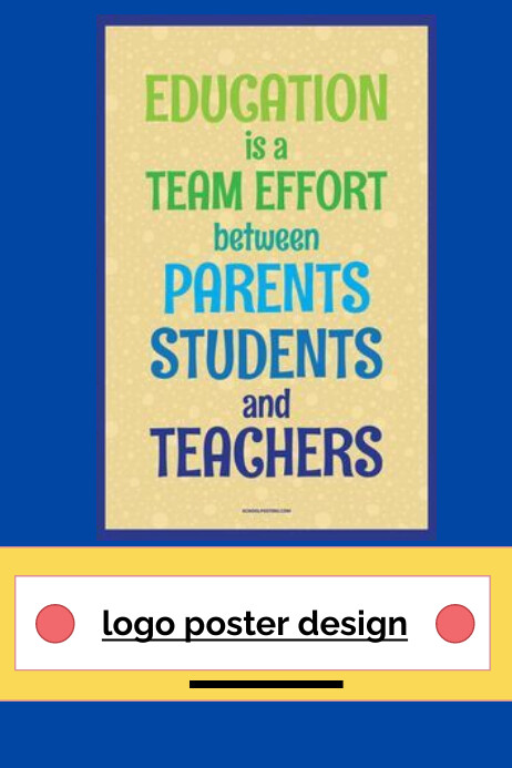 Blue Professional Logo Poster Design Poster Templat | PosterMyWall