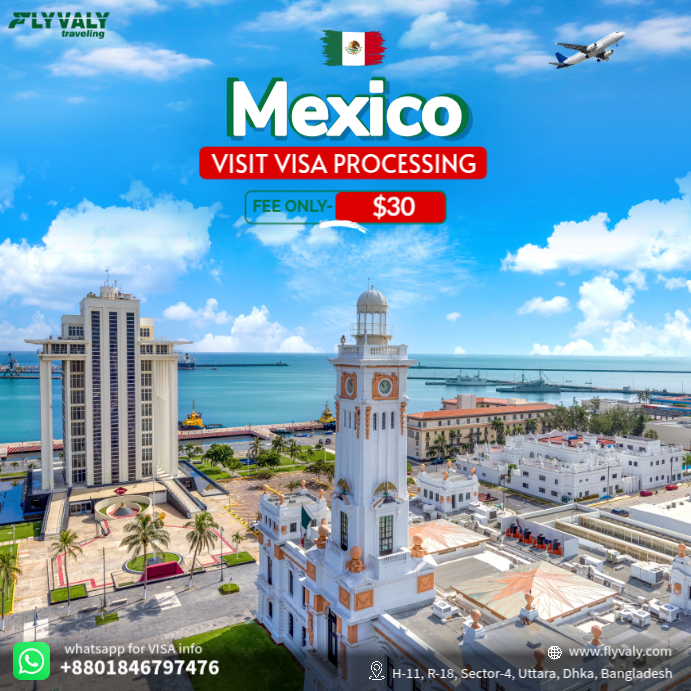 Plantilla de Blue Professional Mexico Visa Processing Ads Design ...