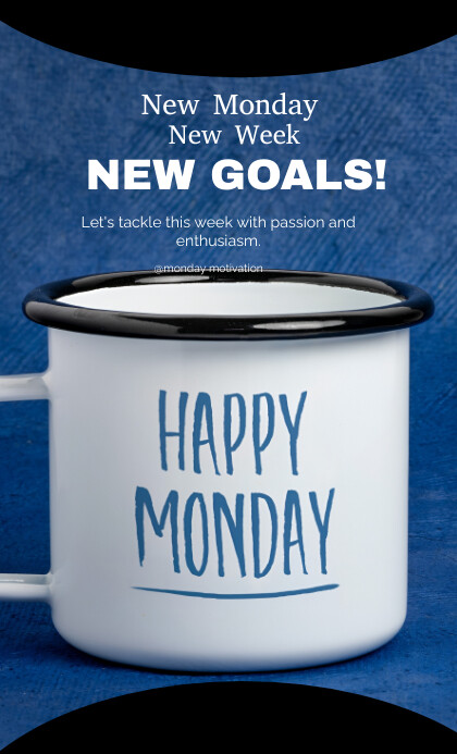 Copy of Blue Professional Monday Quote Us Legal | PosterMyWall