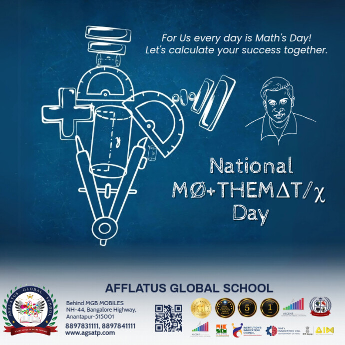 Copy of Blue Professional National Mathematics Day Instagram Post ...