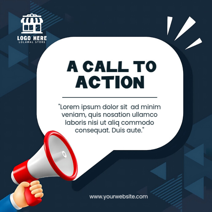 Plantilla de Blue Professional Notice Flyer Instagram Post | PosterMyWall