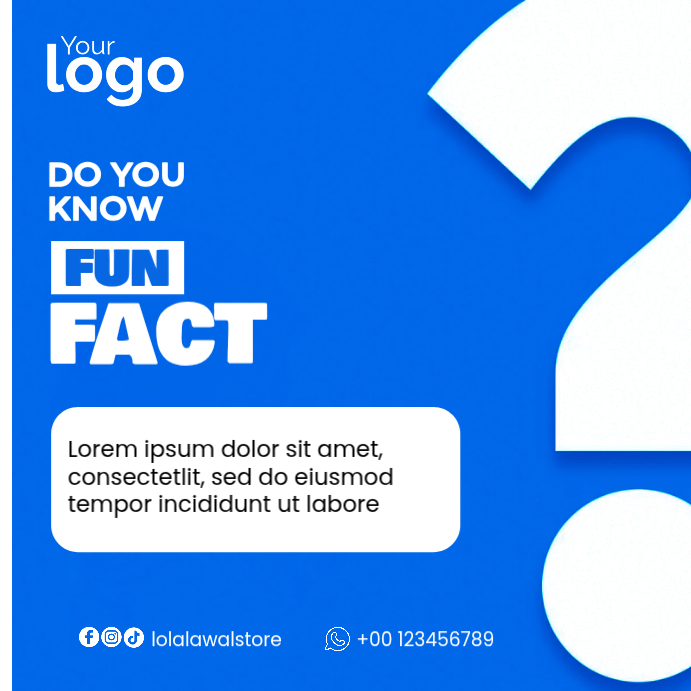 Blue Professional Notification Flyer Instagram Post Template | PosterMyWall