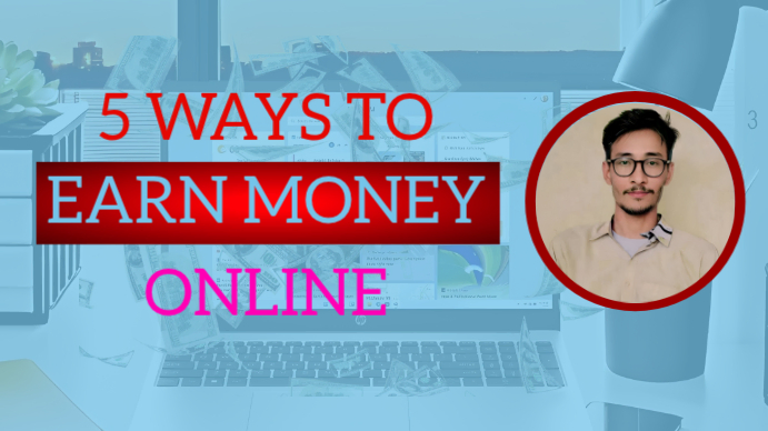 Blue Professional Passive Income Tips Youtube Thumbnail Youtube ...