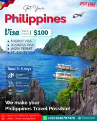 Modèle Blue Professional Colombia Visa Processing Ads Design Template ...