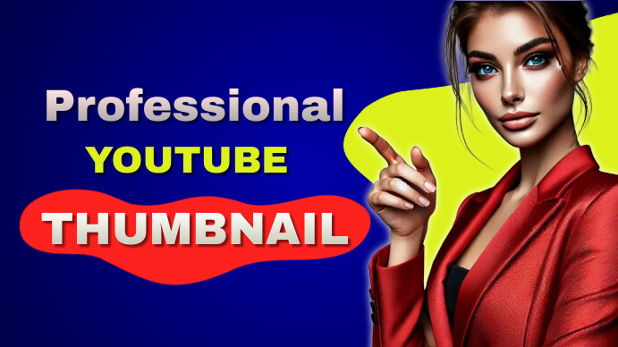 Blue Professional Pro Youtube Thumbnail Templat | PosterMyWall