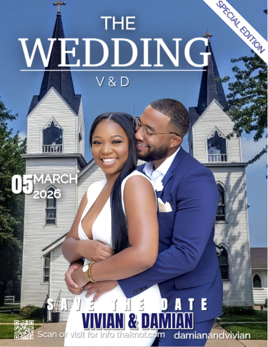 Blue Professional Save The Date Wedding Save The Date Wedding ...