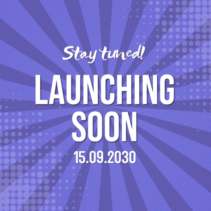 Blue Professional Stay Tuned Launching Soon Instagram Post Template ...