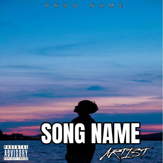 Copy of Blue Professional Sunset Album Cover | PosterMyWall