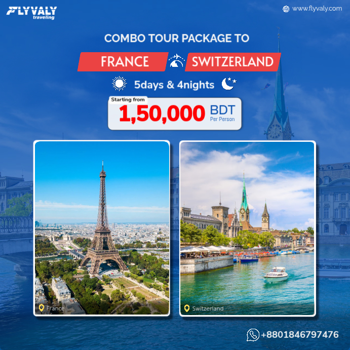 Blue Professional Switzerland & France Combo Tour Package Instagram ...