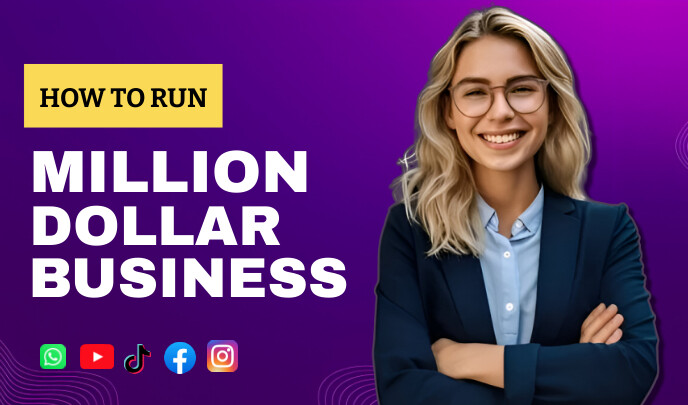 Blue Professional Thumbnails Tag Template | PosterMyWall