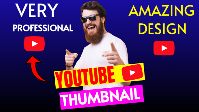 Blue Professional Y Youtube Thumbnail Templat | PosterMyWall