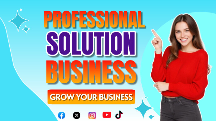Blue Professional YouTube Thumbnail Template | PosterMyWall
