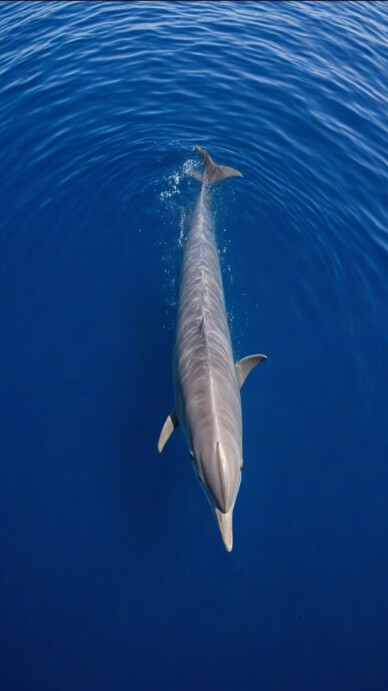 Copy of Blue Rearview Of Dolphin Digital Display (9: | PosterMyWall
