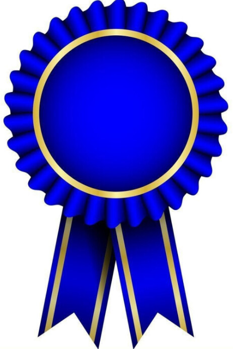 blue ribbon template | PosterMyWall