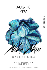 Blue rose Template | PosterMyWall