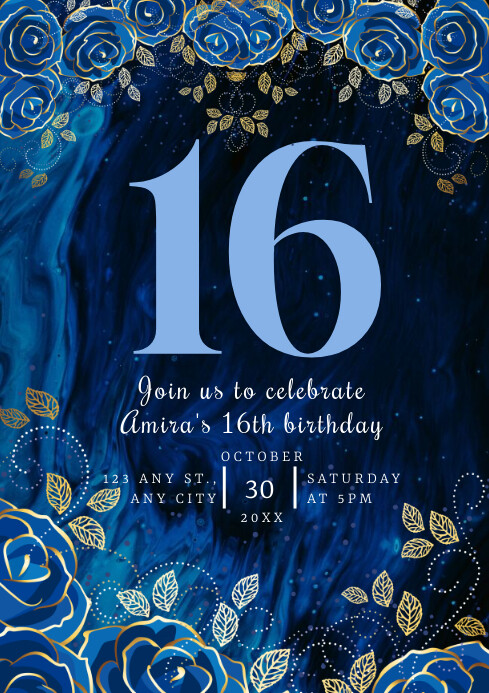 Classy Invitation Templates Birthday Party