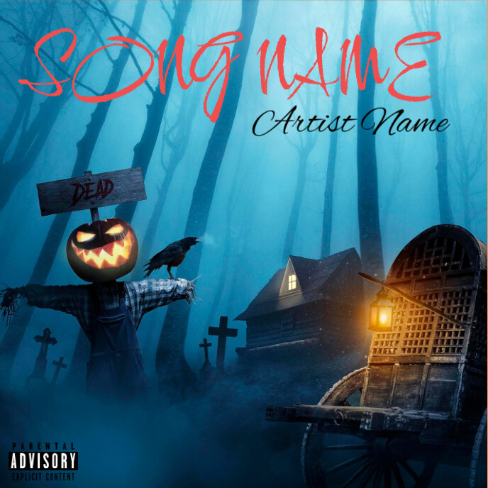 Blue Sad Album Album Cover Template | PosterMyWall