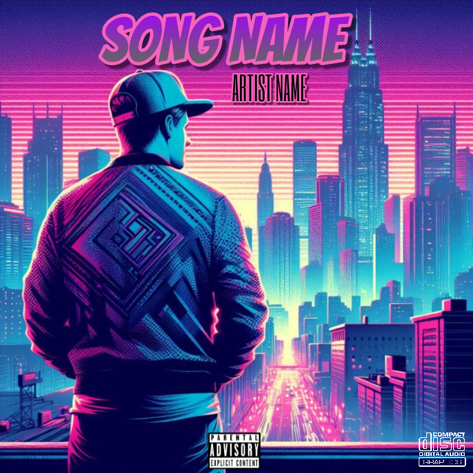 Modèle Blue Song Album Cover | PosterMyWall