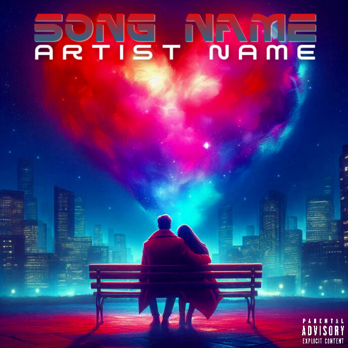 Blue Song Album Cover Template | PosterMyWall