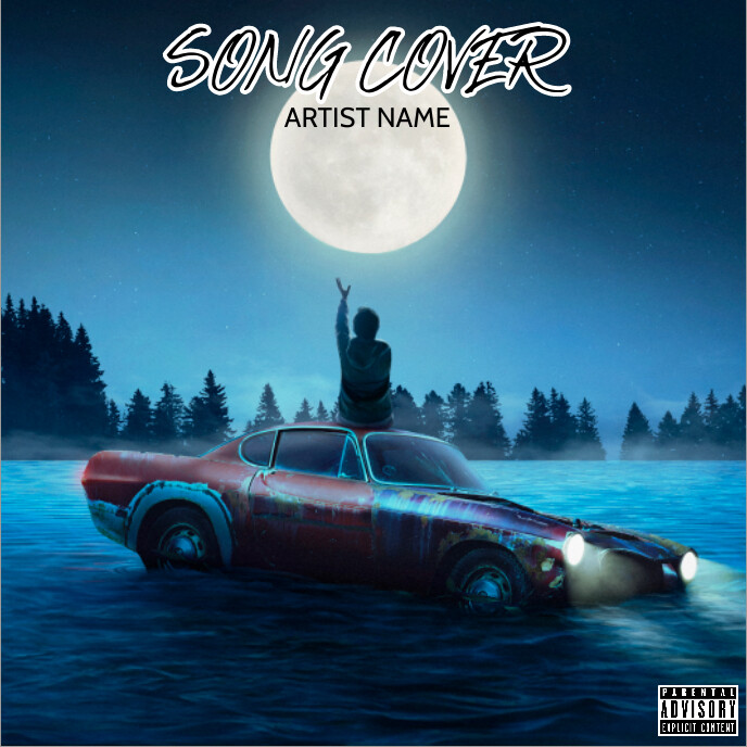 Plantilla de Blue Song Name Album Cover | PosterMyWall