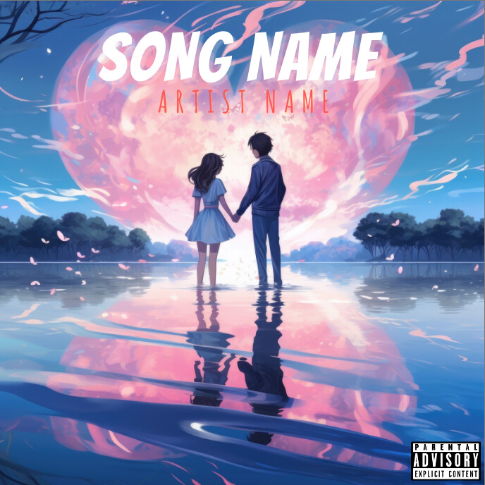 Plantilla de Blue Song Name Album Cover | PosterMyWall