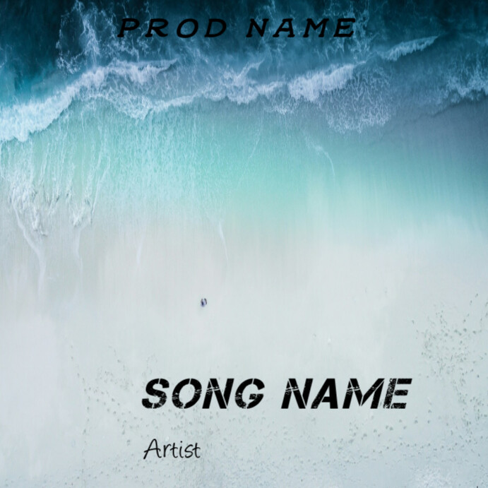 Blue Song Name Instagram Post Template | PosterMyWall