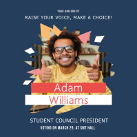 Student Council Election Campaign Instagram V Template | PosterMyWall