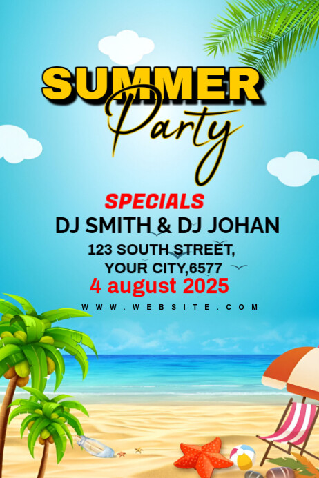 Blue Summer Bank Holiday (scotland) Poster Template | PosterMyWall