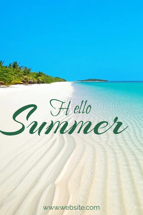 Blue Summer Poster Template | PosterMyWall