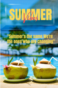 Summer Vibes Poster Template | PosterMyWall